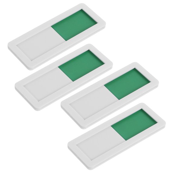 Niceauty 4Pcs Office Desk Sign with Slider White Acrylic Slide Function ...