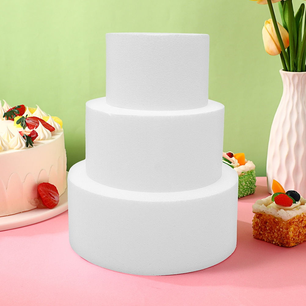 Niceauty 4pcs Fake Cake Model Dummy for Bakery Display and Events ...