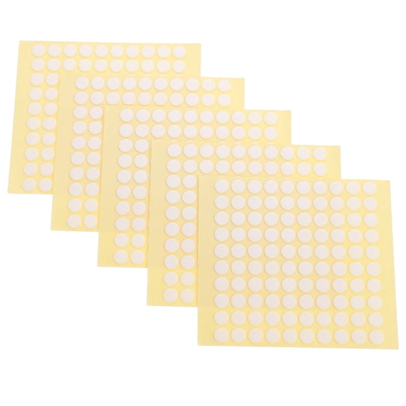 Niceauty 500Pcs Clear Circle Stickers Double Sided Adhesive Dots for ...