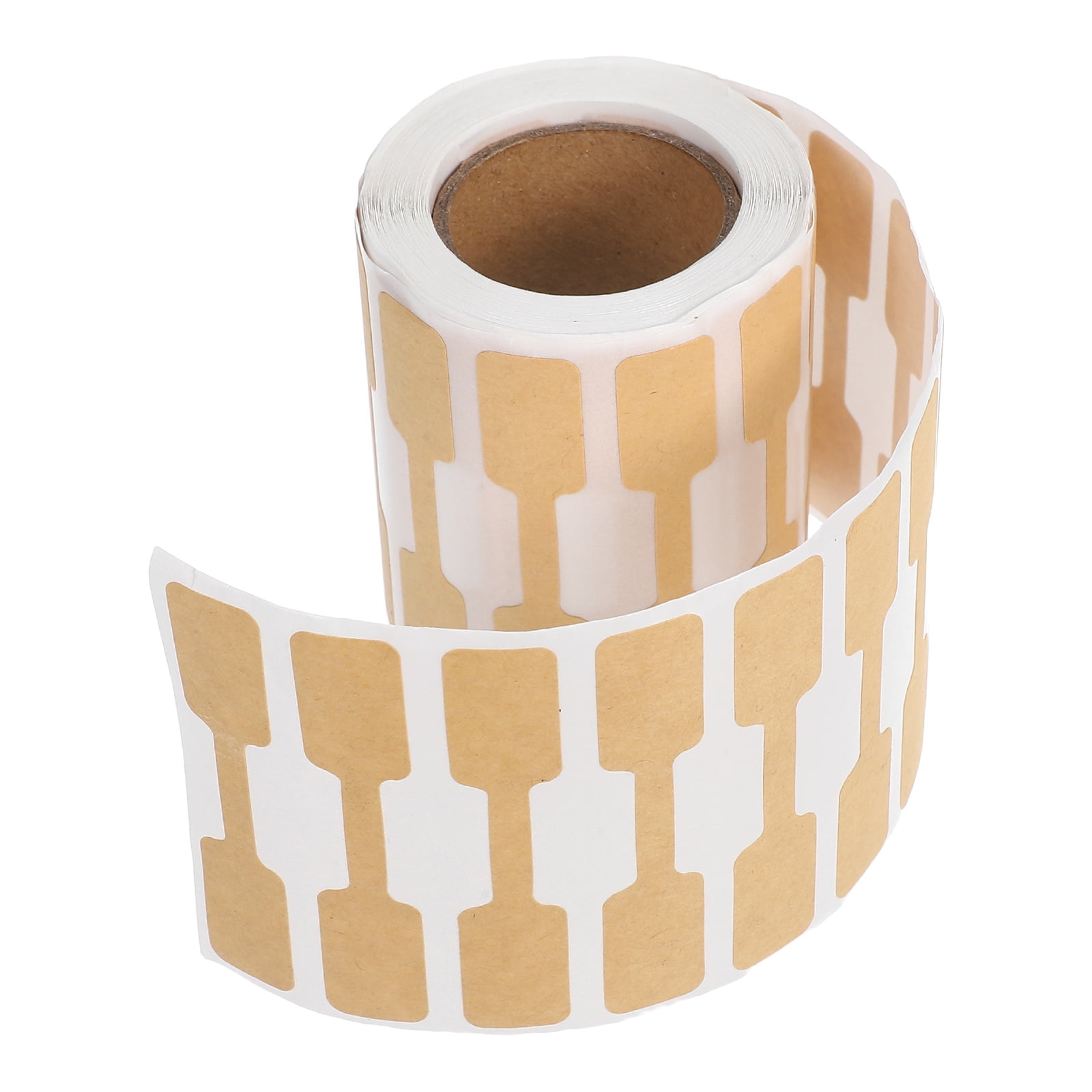 Niceauty 500pcs Price Labels Stickers Kraft Paper Jewelry Labels for ...