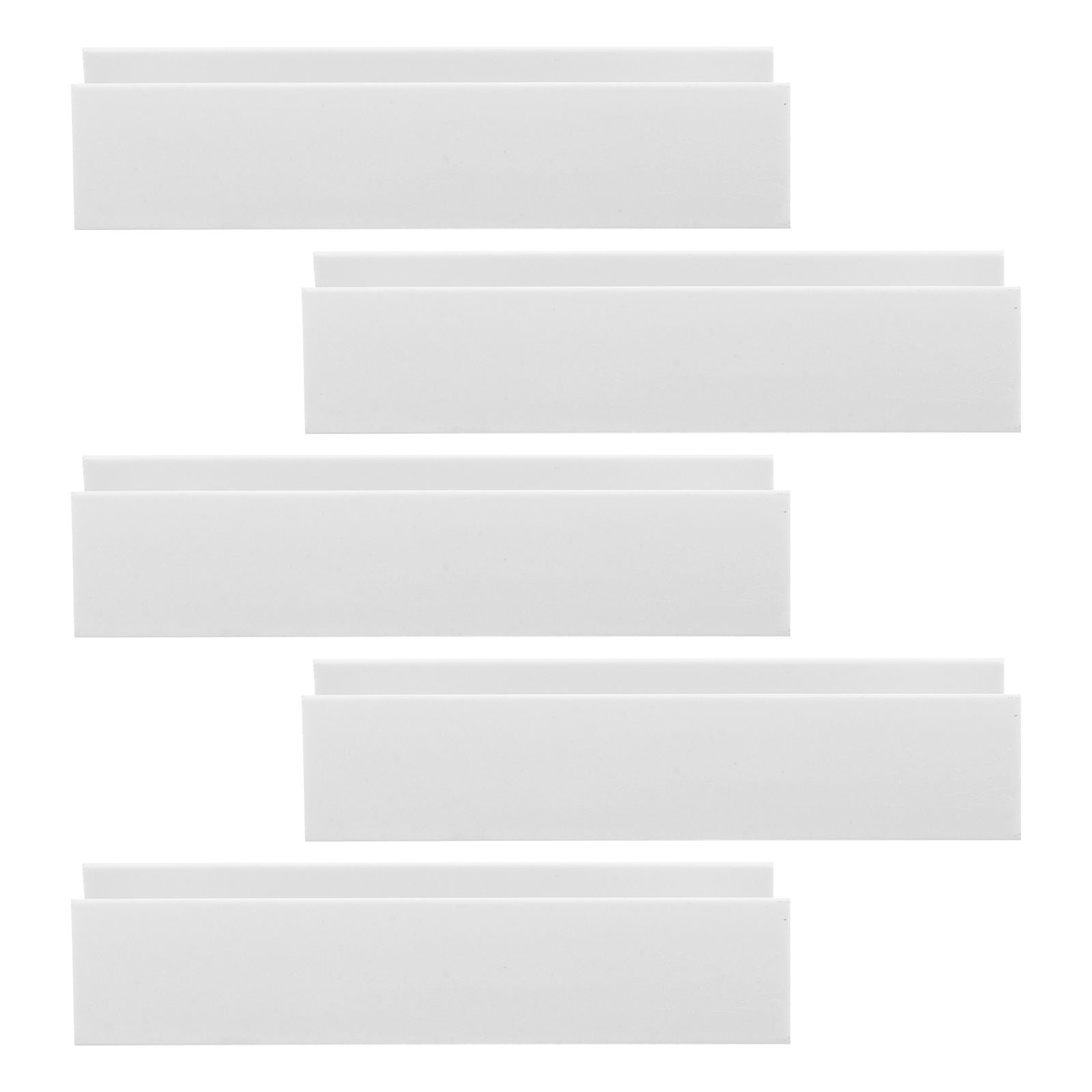 Niceauty 5Pcs Fence Reinforcement Groove for Dog Gate Accessories White ...