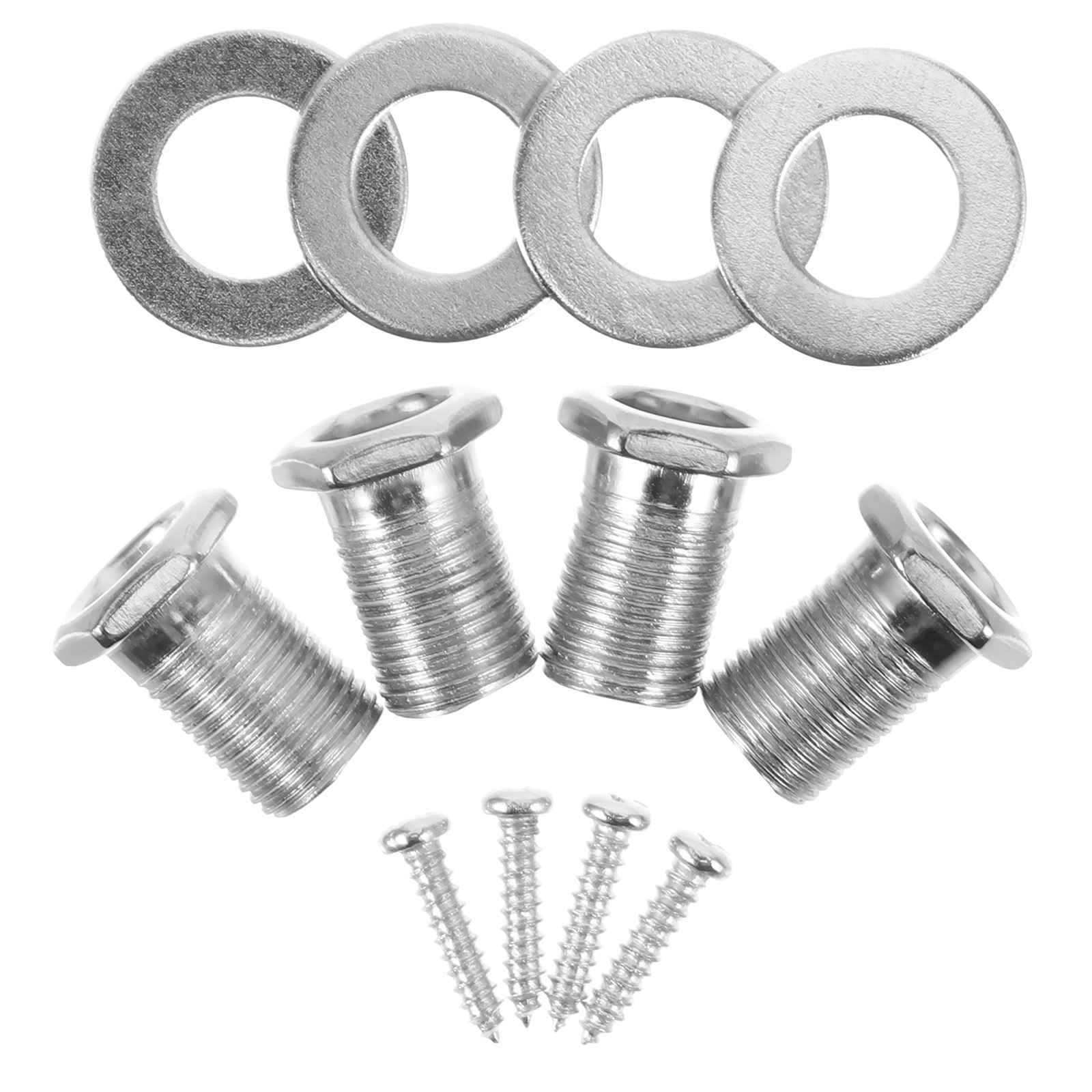 Niceauty 6 Sets Guitar Neck Plate Screws Alloy Guitar Hardware for ...