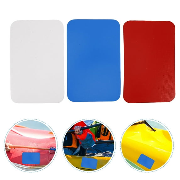 Niceauty 6Pcs Waterproof PVC Kayak Repair Patches Plastic Patch For ...