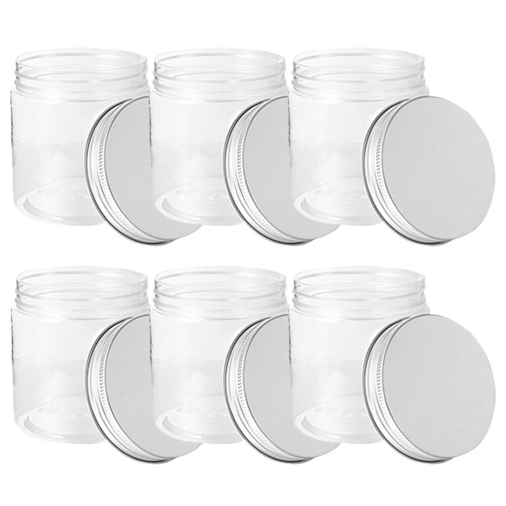 Niceauty Home Accessories Mini Plastic Jars 6Pcs 250ml - Walmart.com