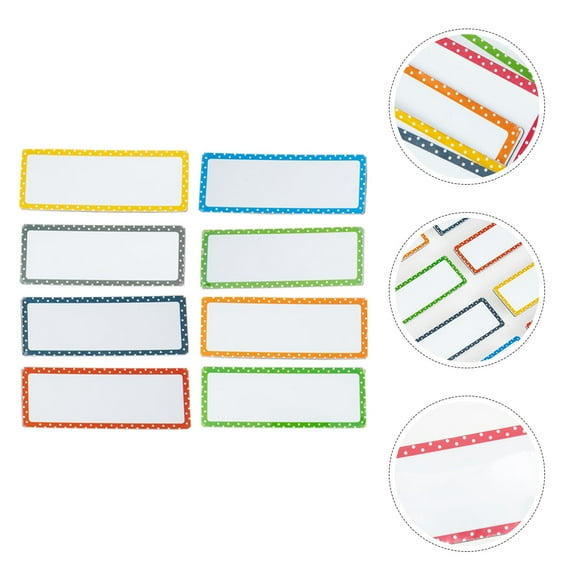 Niceauty whiteboard magnetic labels Magnetic Labels Assorted Color 8Pcs ...