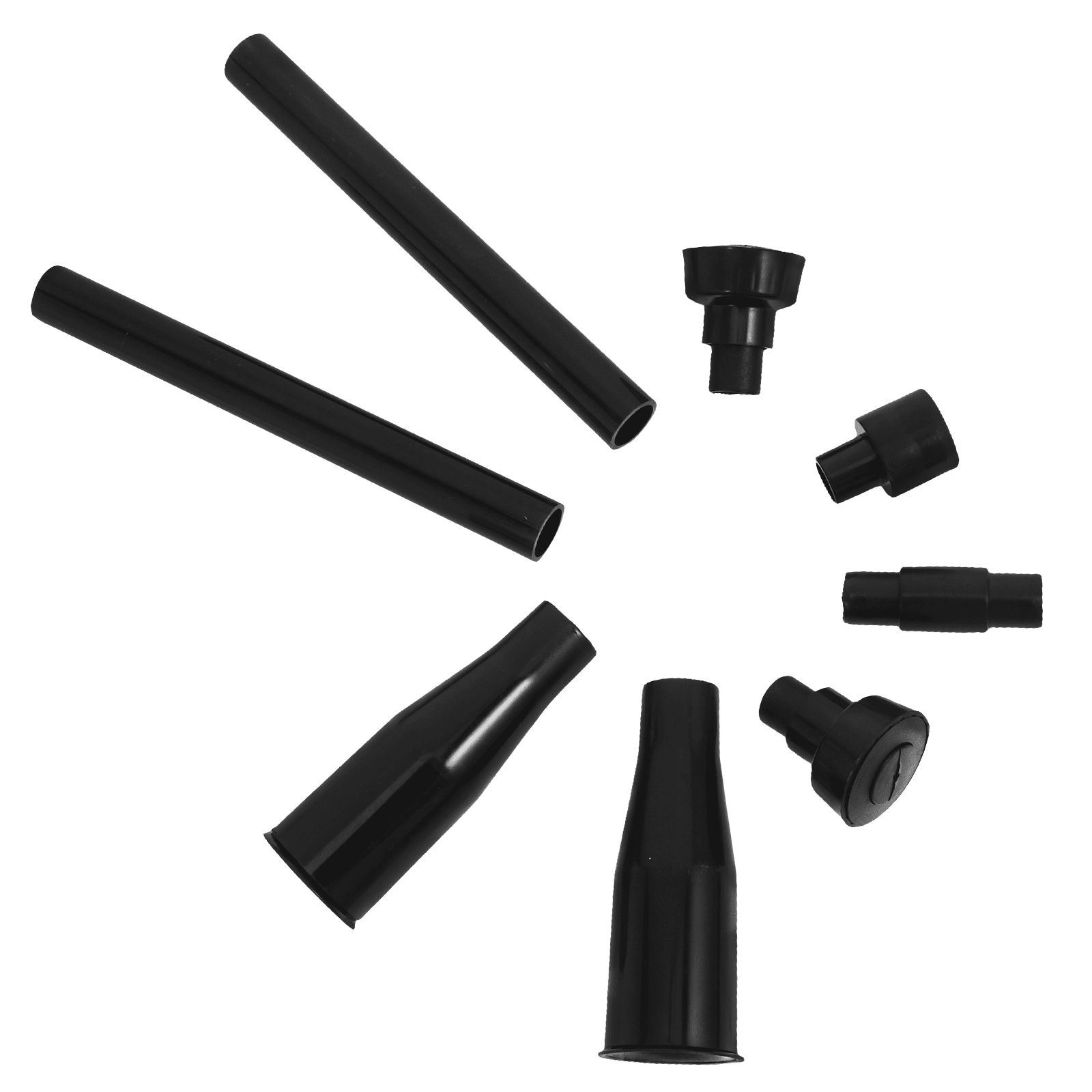 Niceauty 8Pcs Adjustable Fountain Nozzle Kit Black for Ponds and ...