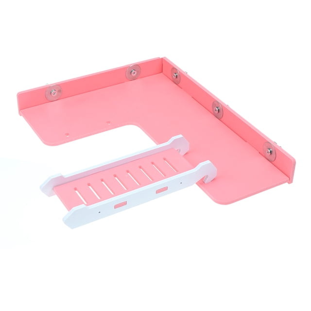 Niceauty Hamster Cage Platform Climbing Ladder Playing Platform Pink ...