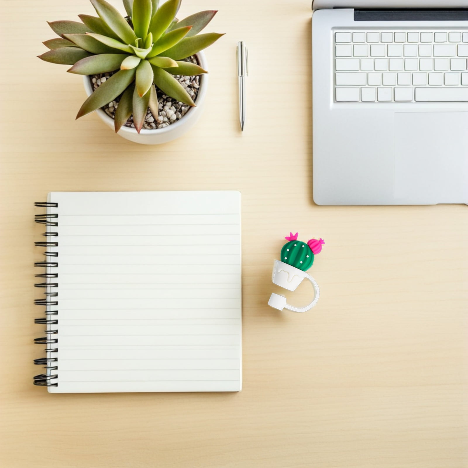 Niceauty Cactus Straw Toppers for Tumblers - Sealing for Family and ...