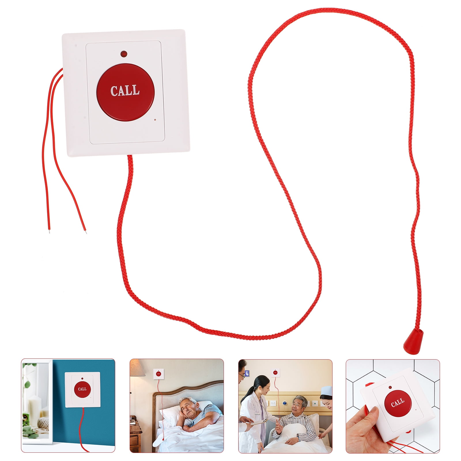 Niceauty Call Help Button for Elderly Patients Square Medical Alert ...