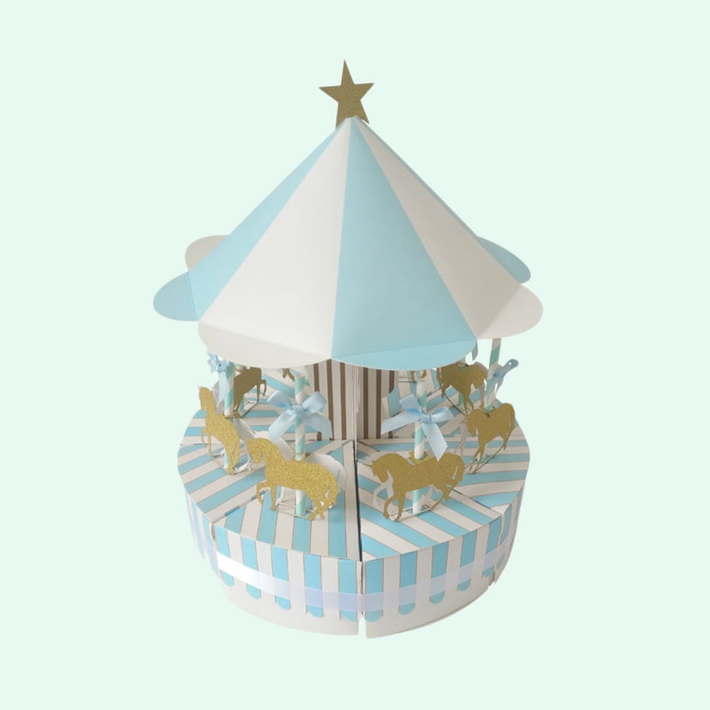 Niceauty Carousel Party Pack Gift Packaging for Wedding Guests 1 Set ...