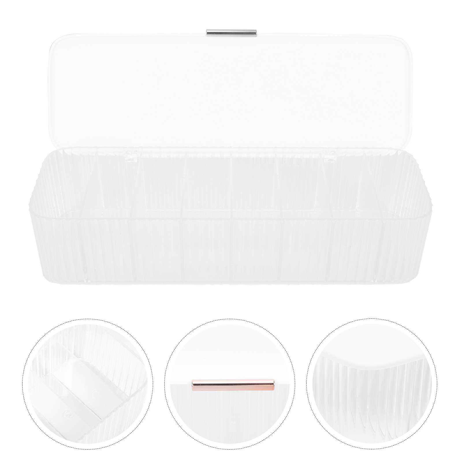 Niceauty Charging Cable Storage Box Cable Organizer Box White for ...