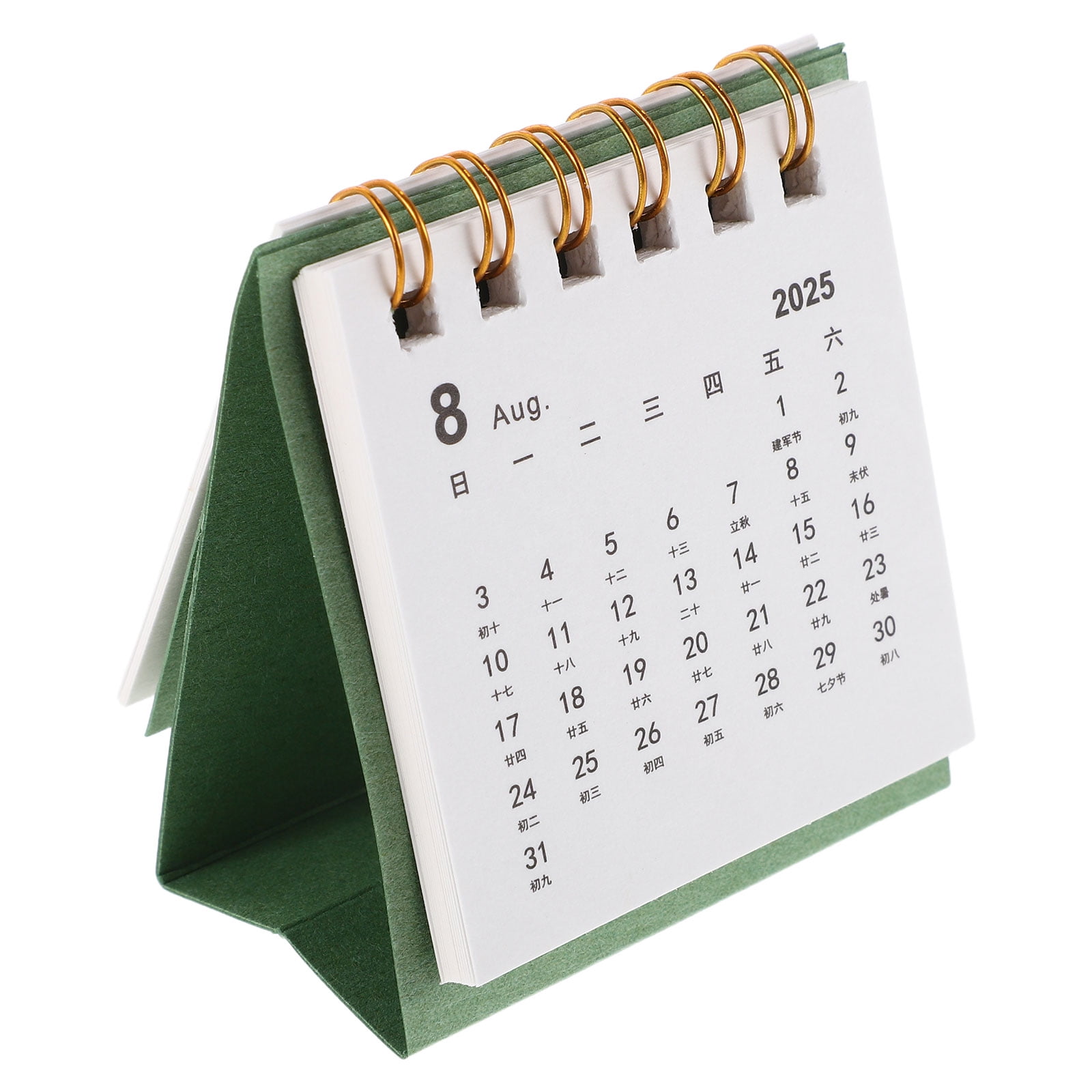 Niceauty Compact Stand Up Flip Calendar For Daily Planning Portable ...