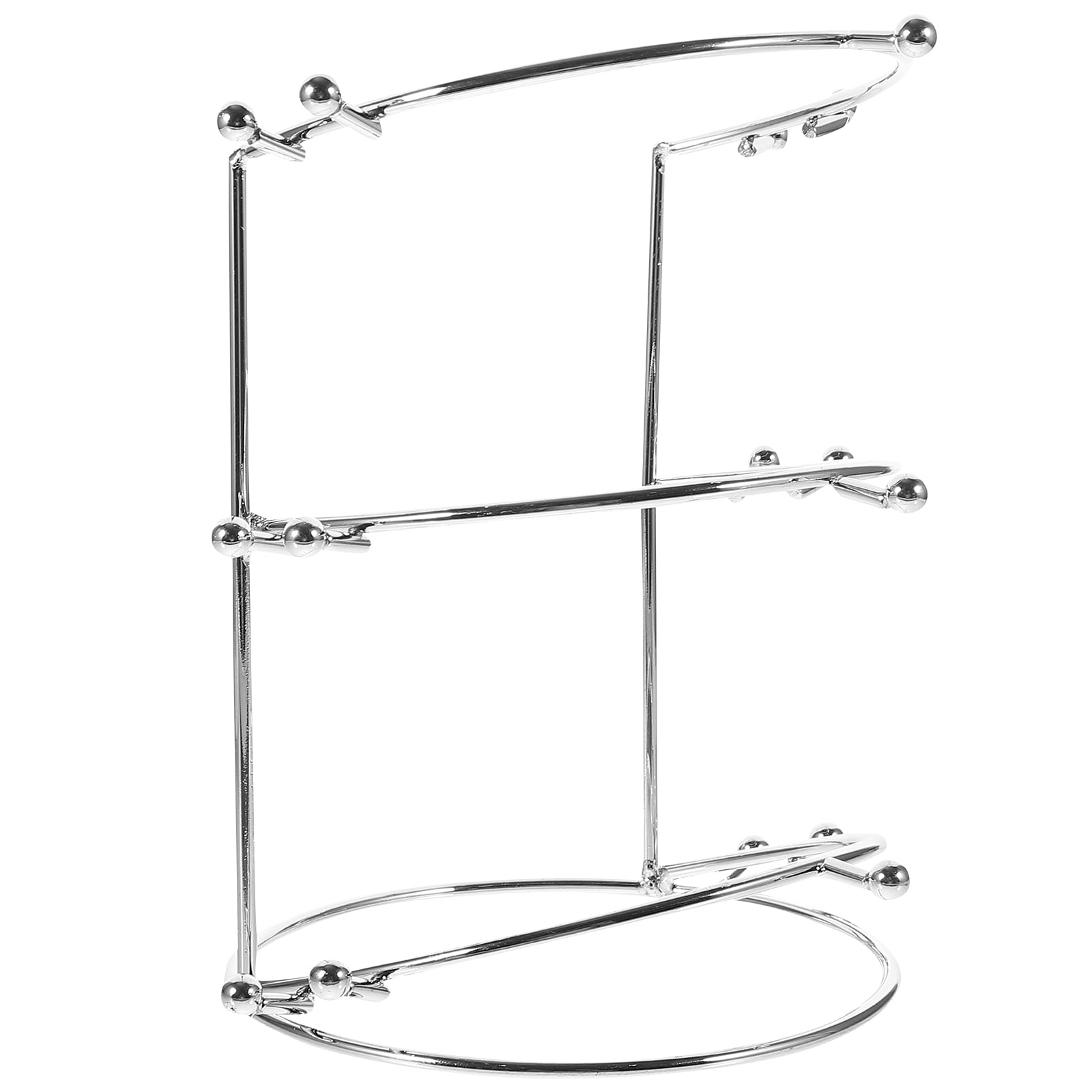 Niceauty Crown Display Rack 1Pack Silver Metal for Bridal Headpieces ...