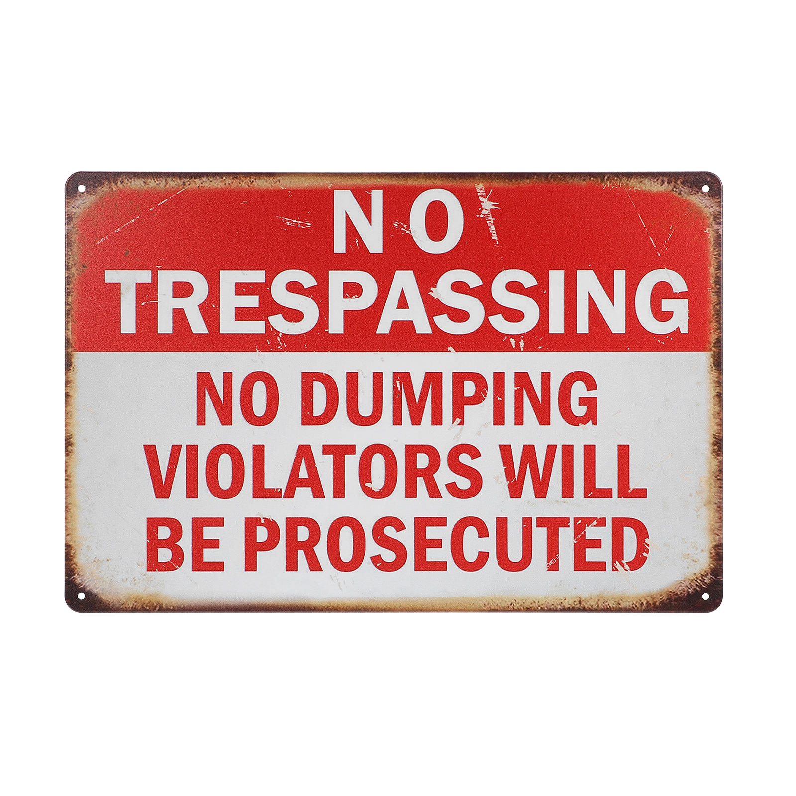 Niceauty Metal Do Not Enter Safety Warning Sign for Decor - Walmart.com