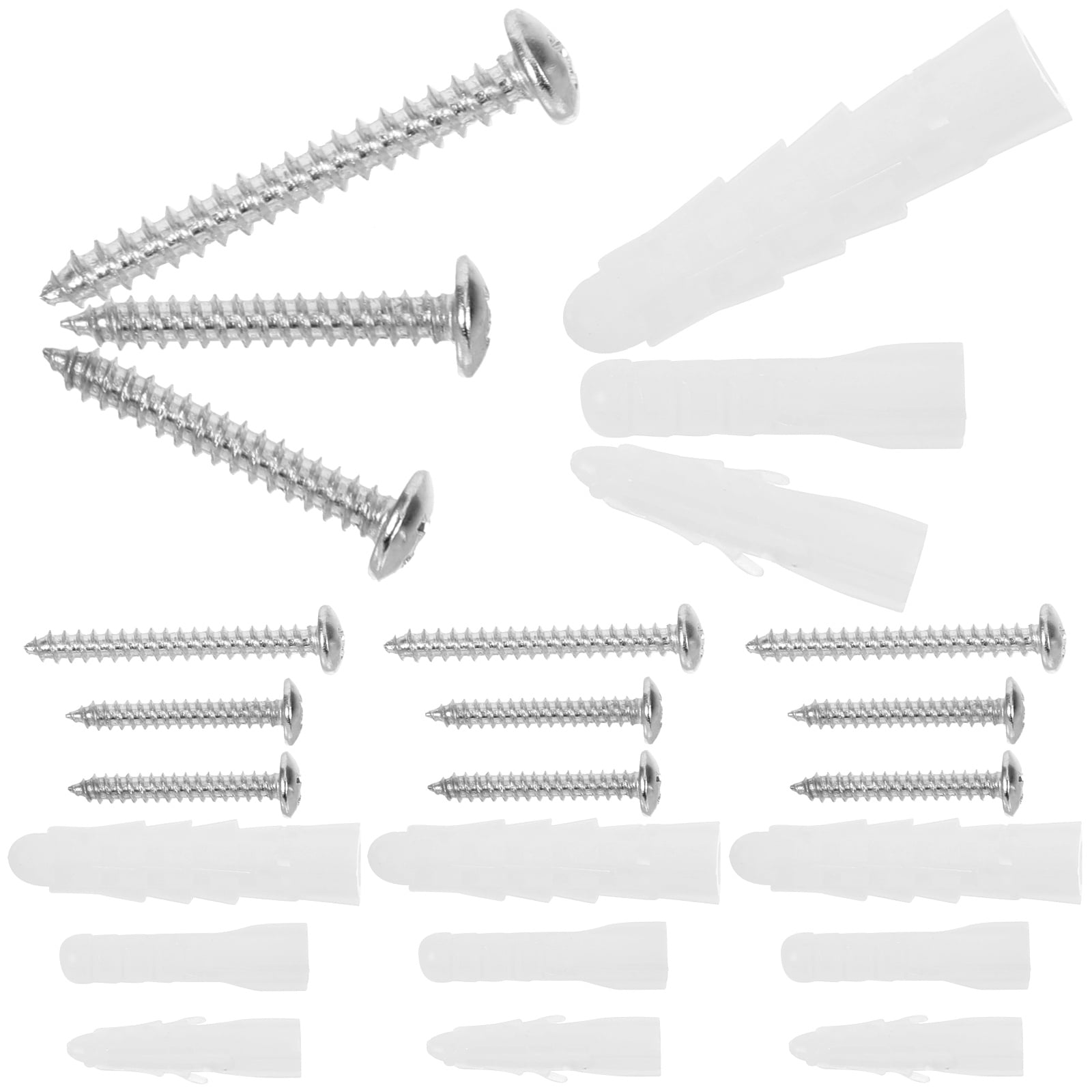 Niceauty Dry Wall Anchor Set Screws Assorted Color 1 Set - Walmart.com