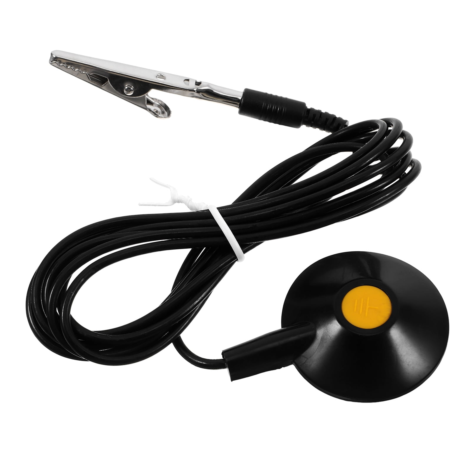 Niceauty ESD Grounding Cable Anti Static Grounding Wire PVC Black 1 Set ...