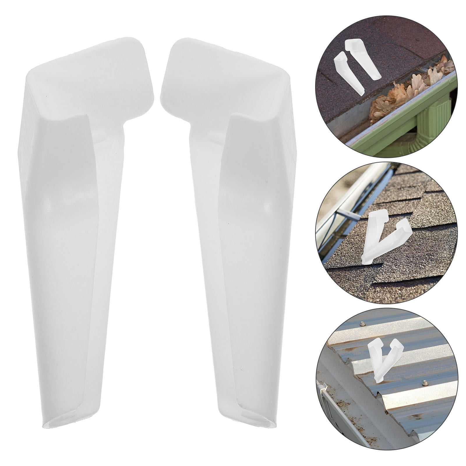 Niceauty Easy Install RV Gutter Spout Extensions J Shape Spout Drip ...