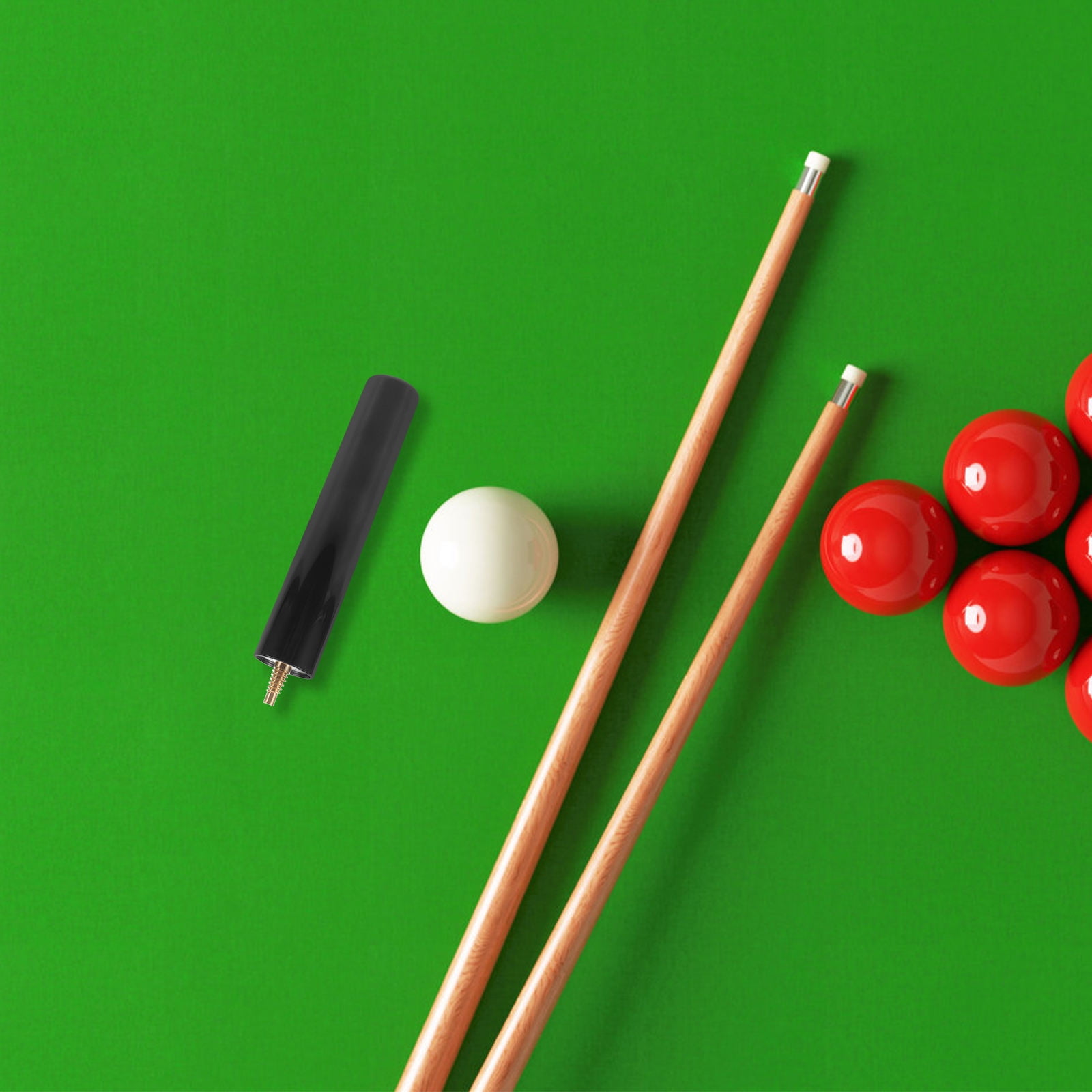Niceauty Billiard Cue Extension Rod Black Universal Fit for Snooker and ...