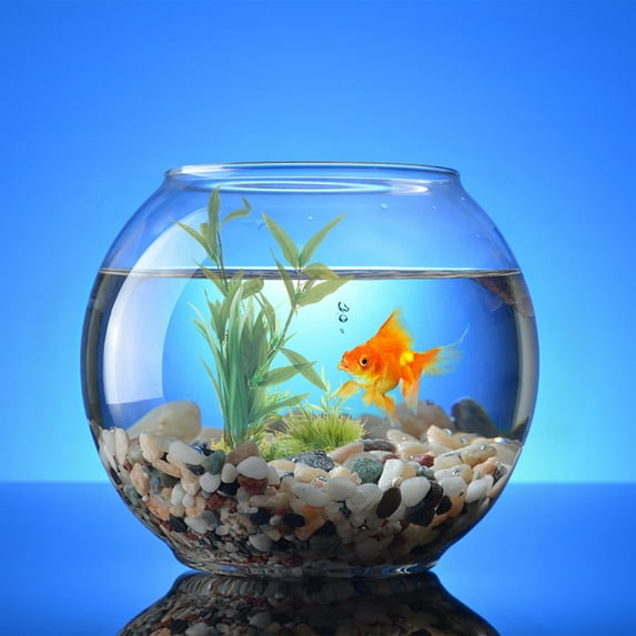 Niceauty Fish Tank Ornaments Green Grass Leaves Visual Appeal ...