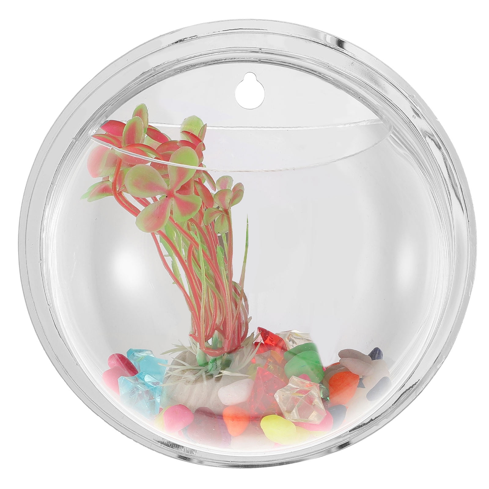 Niceauty Flower Pot Fish Tank Hydroponic Planter Transparent Acrylic 1 ...