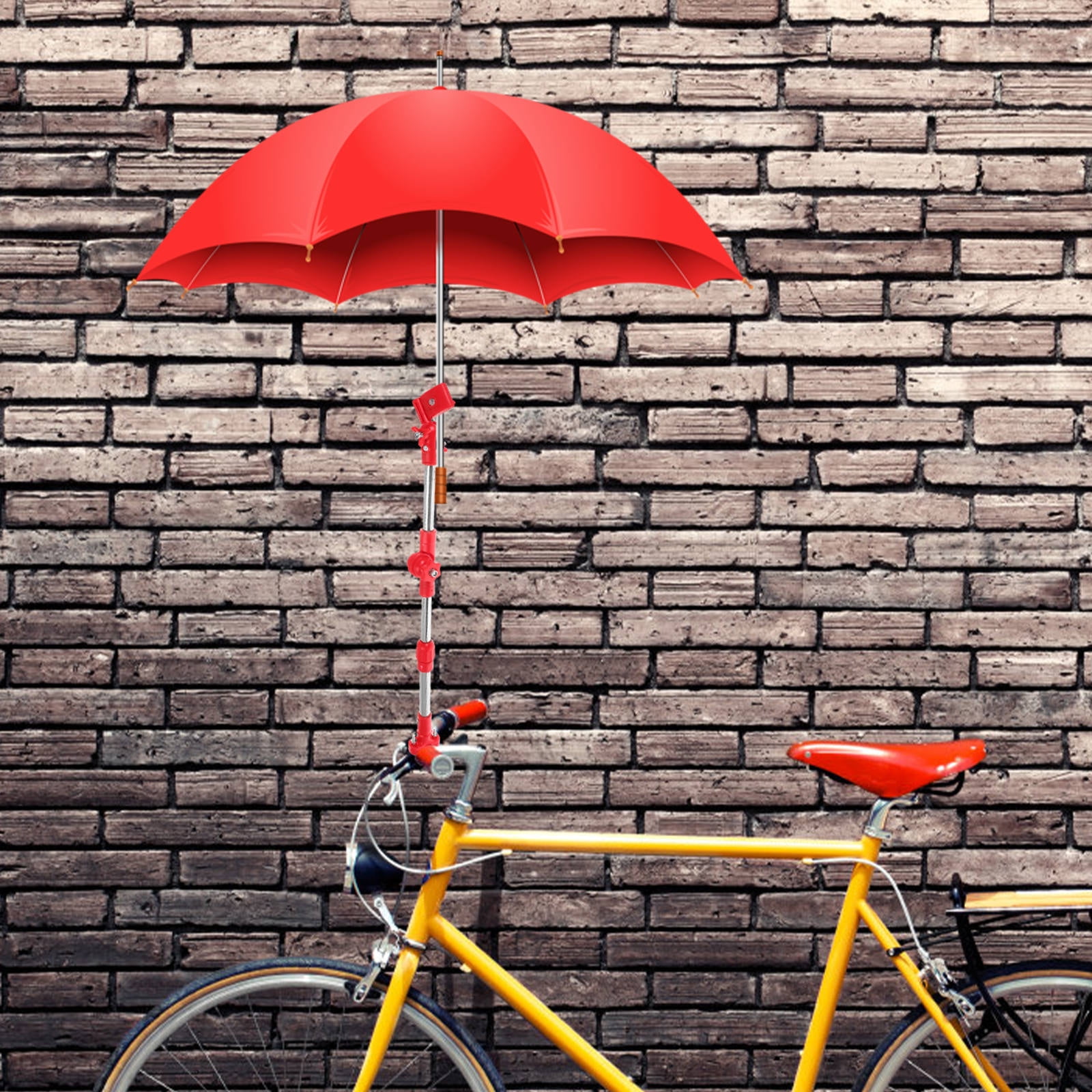 Niceauty Folding Bike Umbrella Stand Red ABS for People with Mobility Aids 1Pcs - Walmart.com