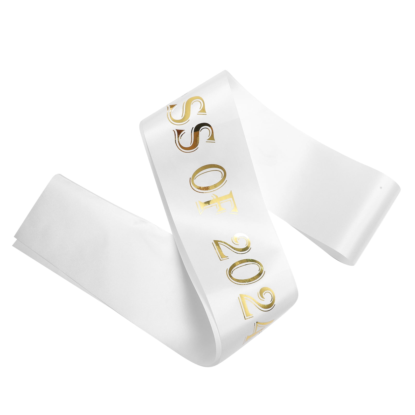 Niceauty Graduation Sash Bulk White Satin 1Pcs - Walmart.com