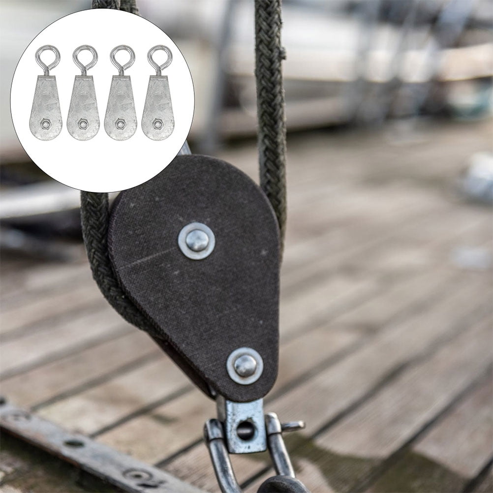 Niceauty Heavy Duty Steel Wire Pulley Round Load-bearing For Ropes 1 ...