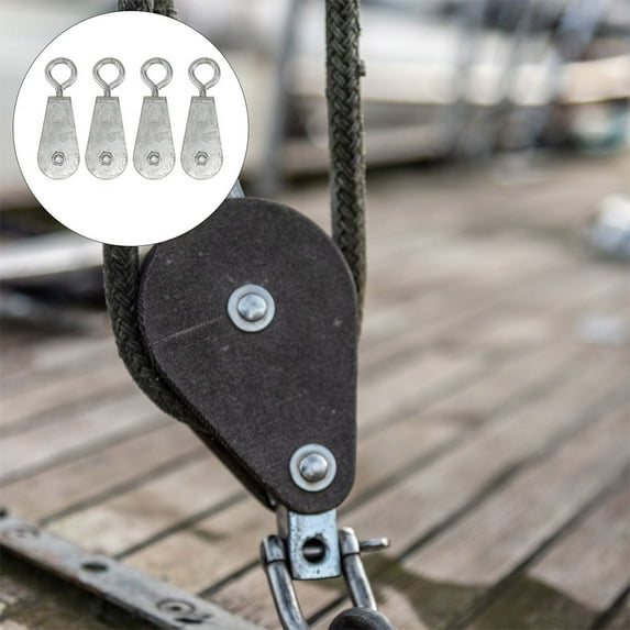 Niceauty Heavy Duty Steel Wire Pulley Round Load-bearing For Ropes 1 ...