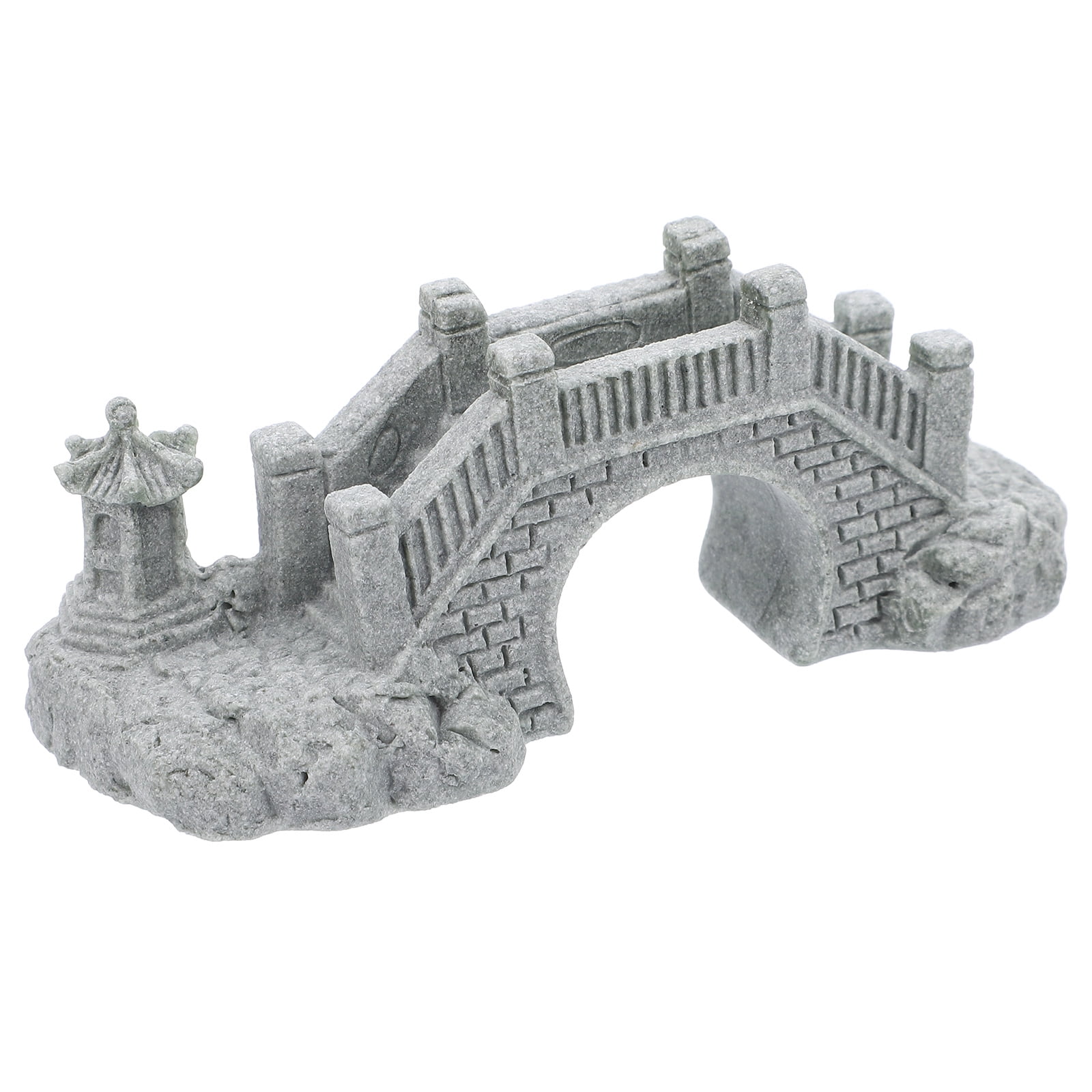 Niceauty Small Garden Bridge Indoor Decor Blue Sandstone 1Pcs - Walmart.com