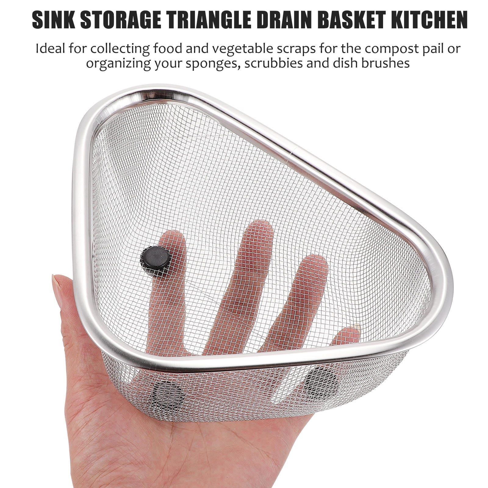 Niceauty Kitchen Sink Strainer Basket 1Pack Triangle Shape with Air ...