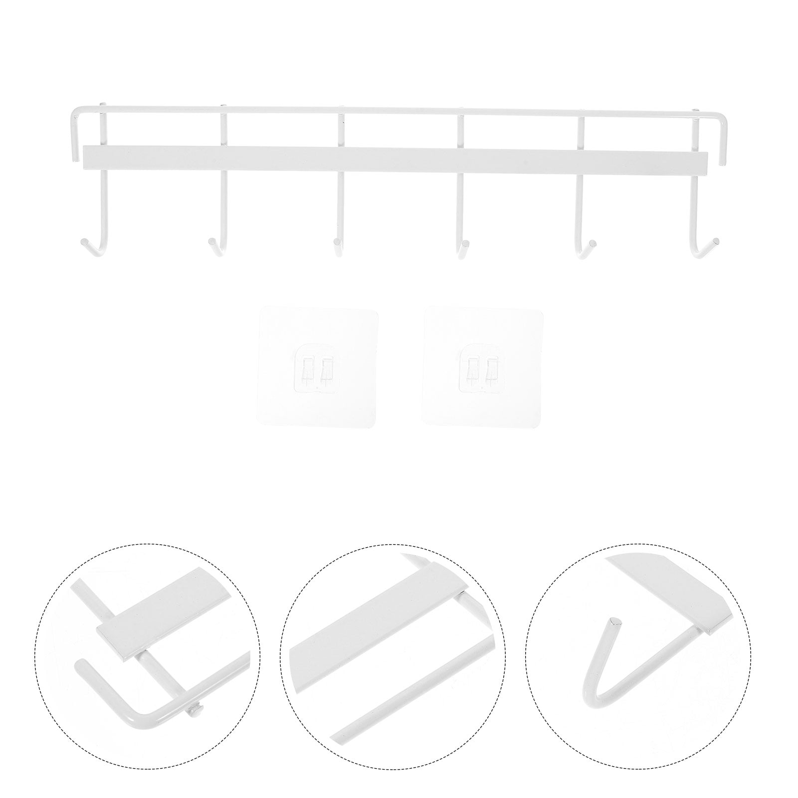 Niceauty Kitchen Utensil Rack WallMount Kitchen Utensil Rack Iron ...