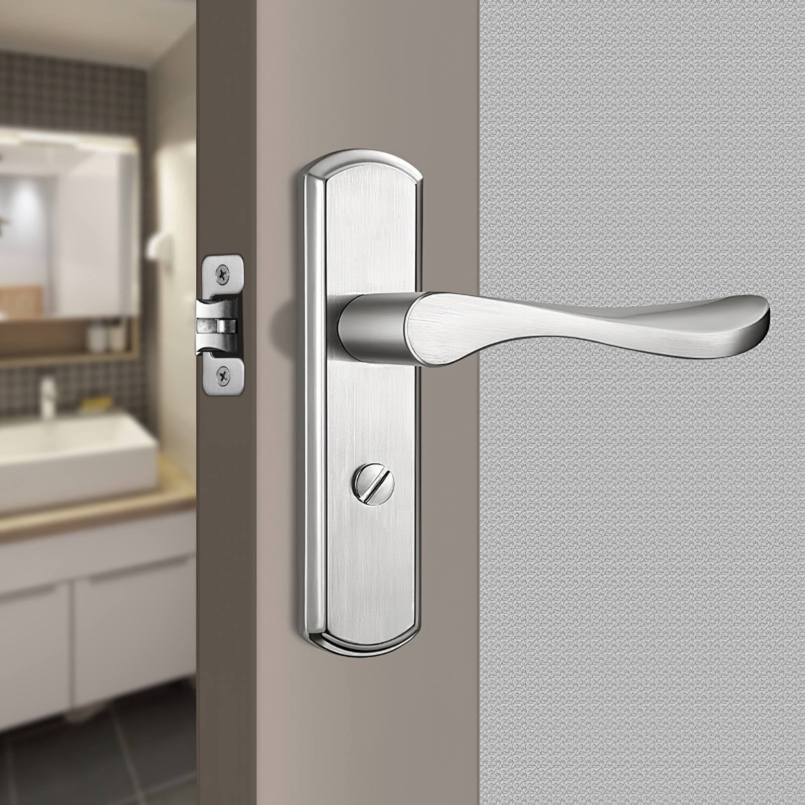 Niceauty Metal Plate For Door Strike Plate Stainless Steel Latch ...