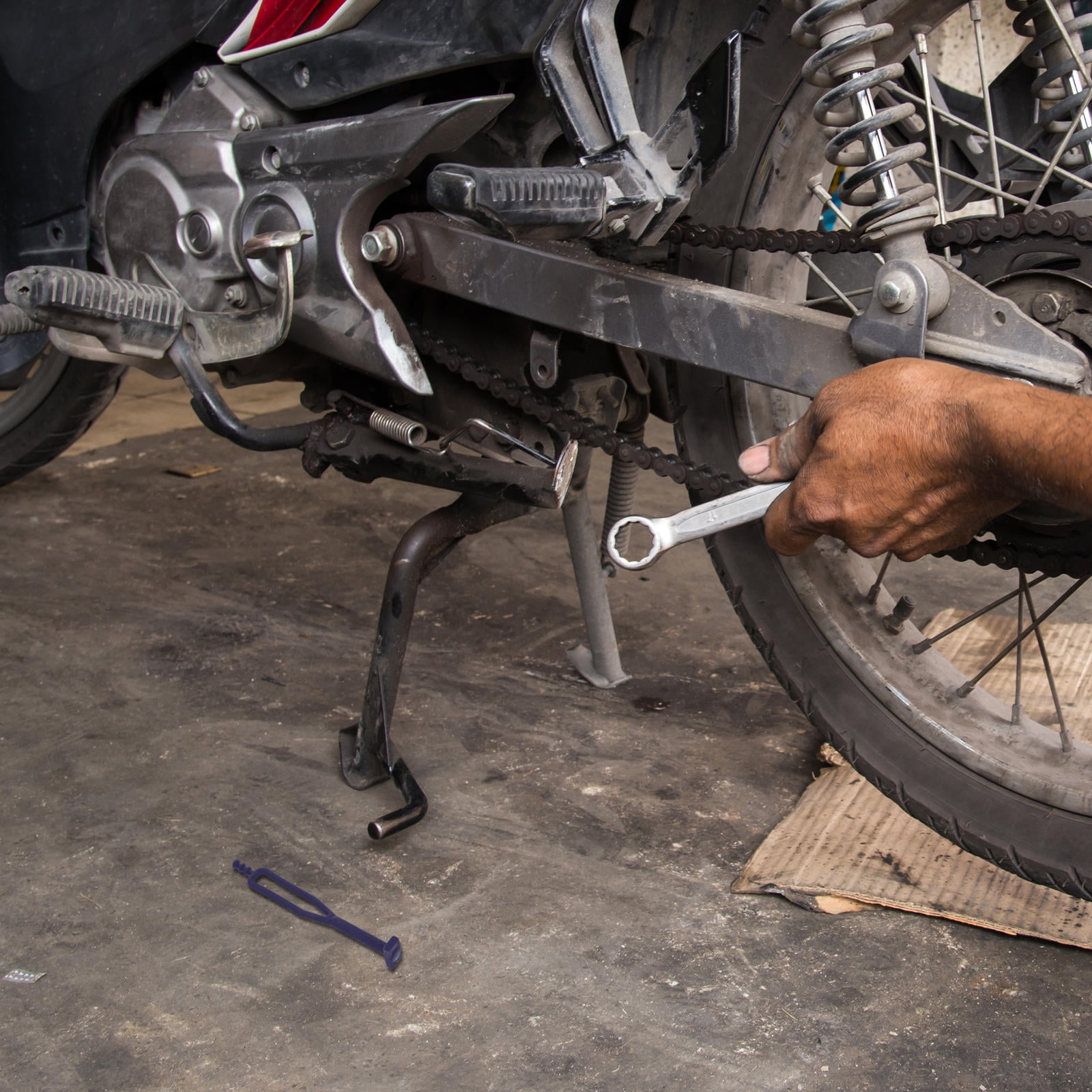 Niceauty Motorcycle Side Stand Leg Support Rubber for Off Road 1Set ...