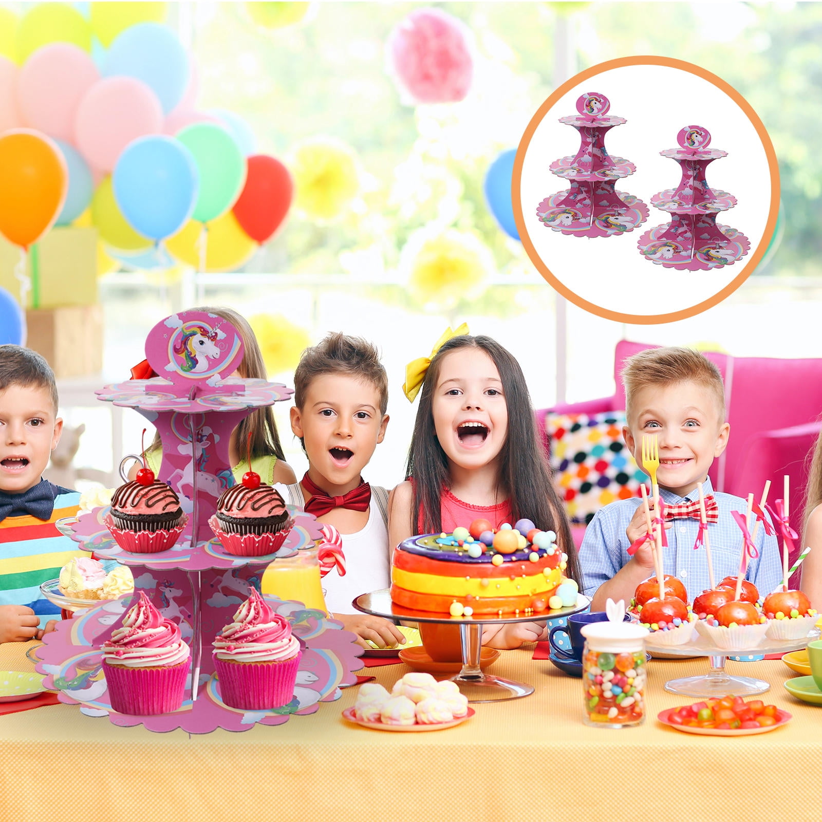 Niceauty Multi Tiered Decorative Cake Stand for Display Use Made of ...