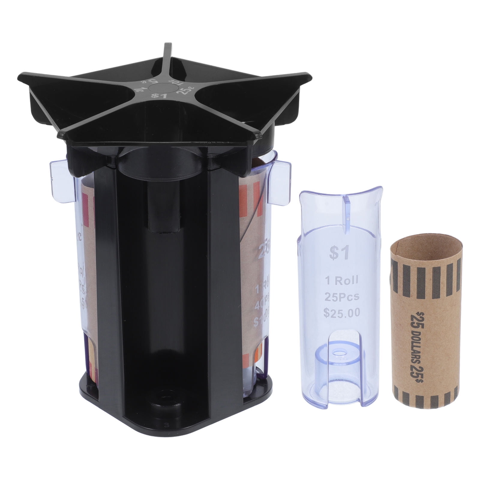 Niceauty Plastic Coin Container Coin Sorters Bucket Multi 1Set ...