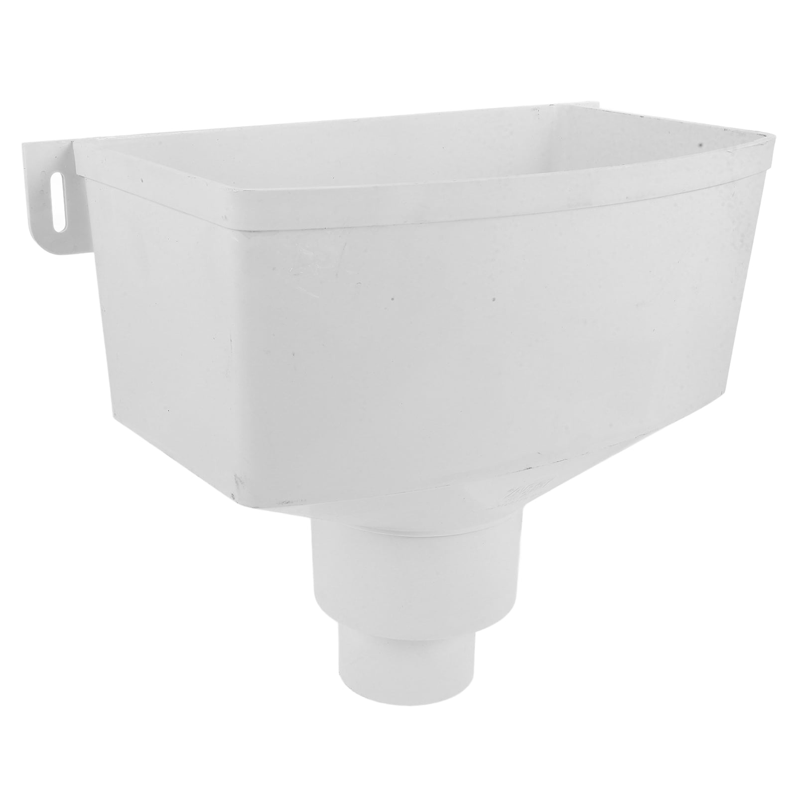 Niceauty Easy Install White PVC Gutter Adapter for Downspout Rainwater ...