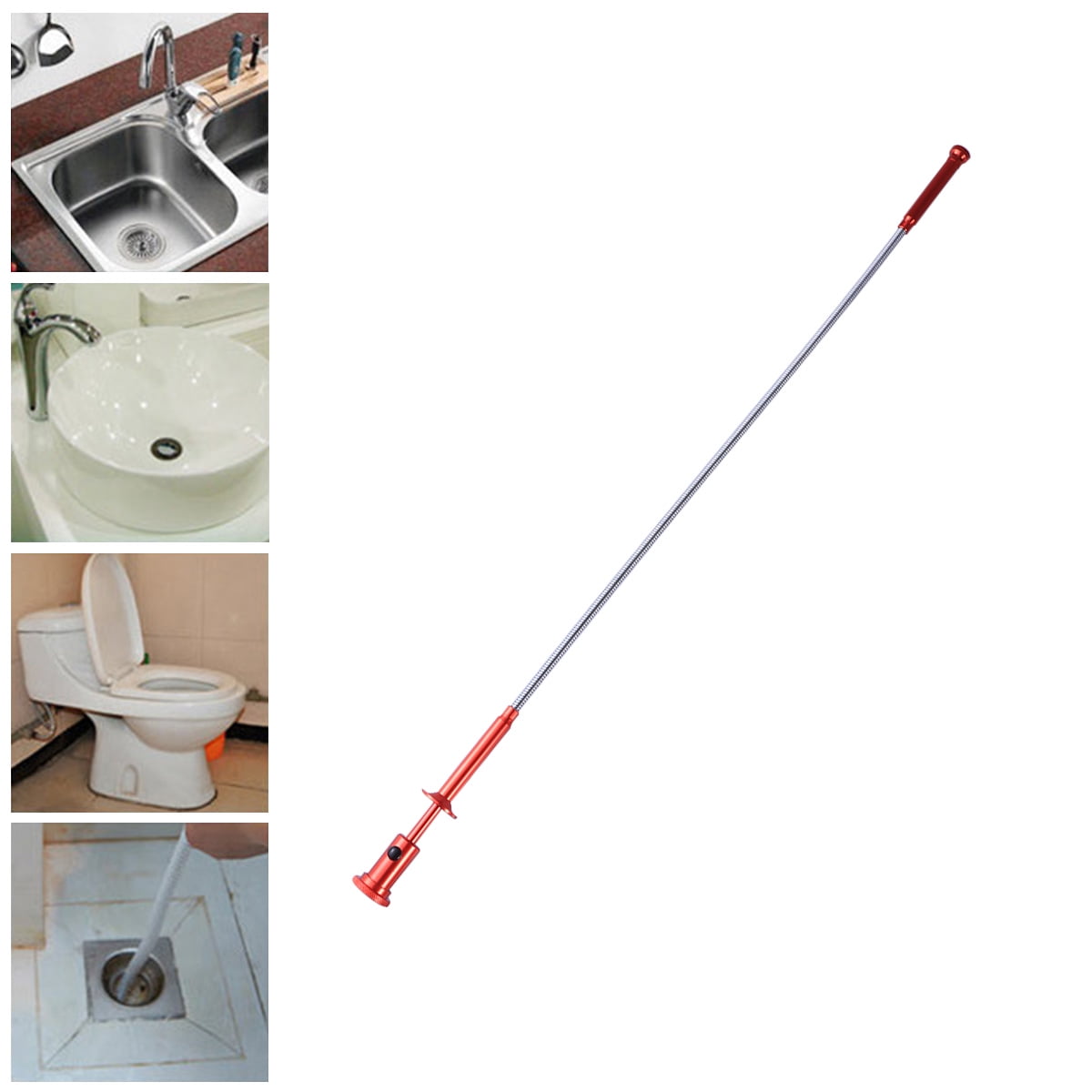 Niceauty Red Four Claw Grabber Claw Tool Magnetic Retrieval Tool For ...