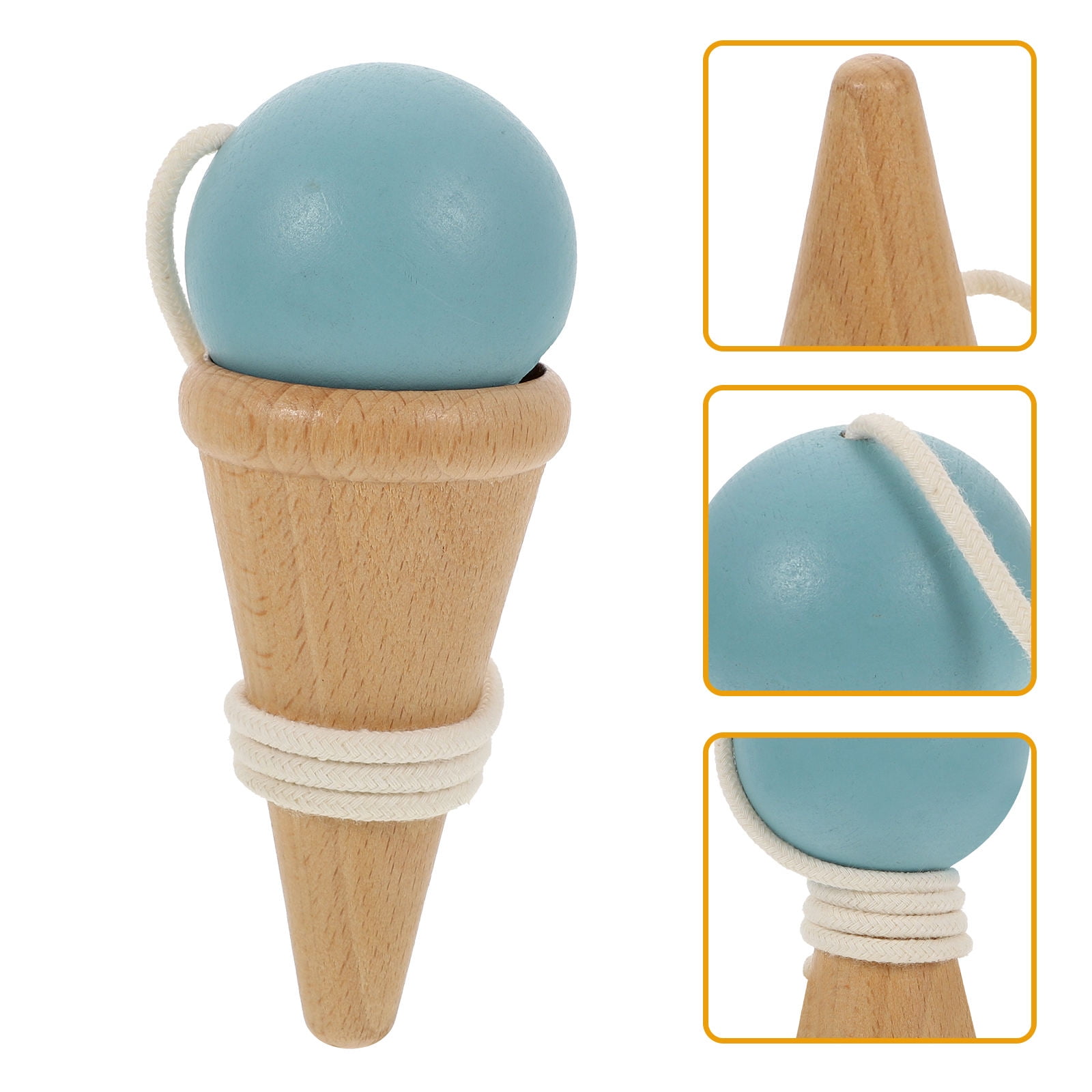 Niceauty Round Ball Kendama Plaything for Hand Eye Coordination ...