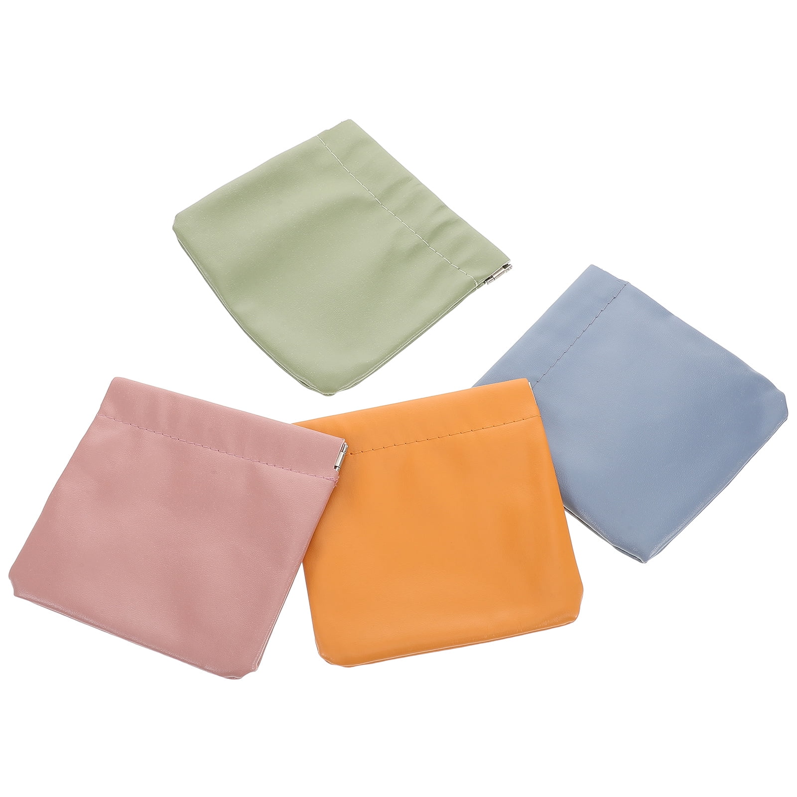 Niceauty 4Pcs Compact PU Snap Closure Organizer Pouch for Purse ...