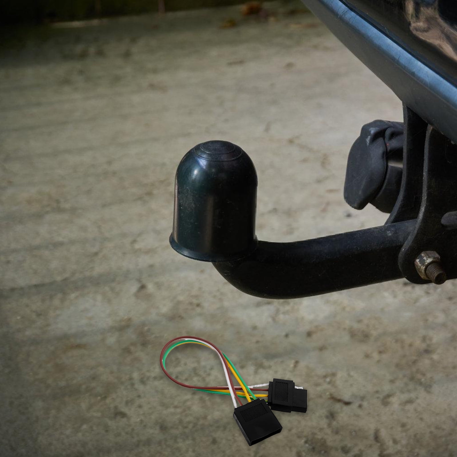 Niceauty Trailer Connectors 4 Pin Design Durable Rubber And Metal For ...