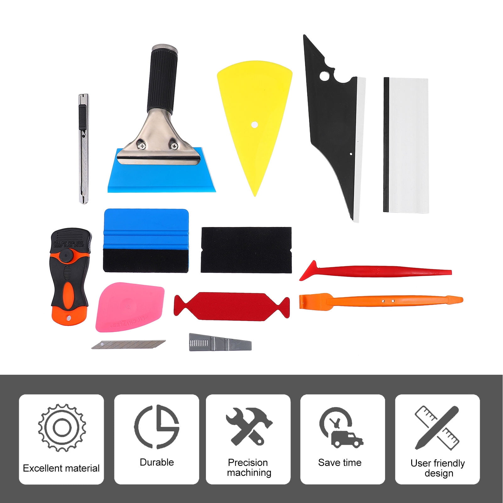 Niceauty Window Tint Application Tool with Vinyl Wraps for Novice ...