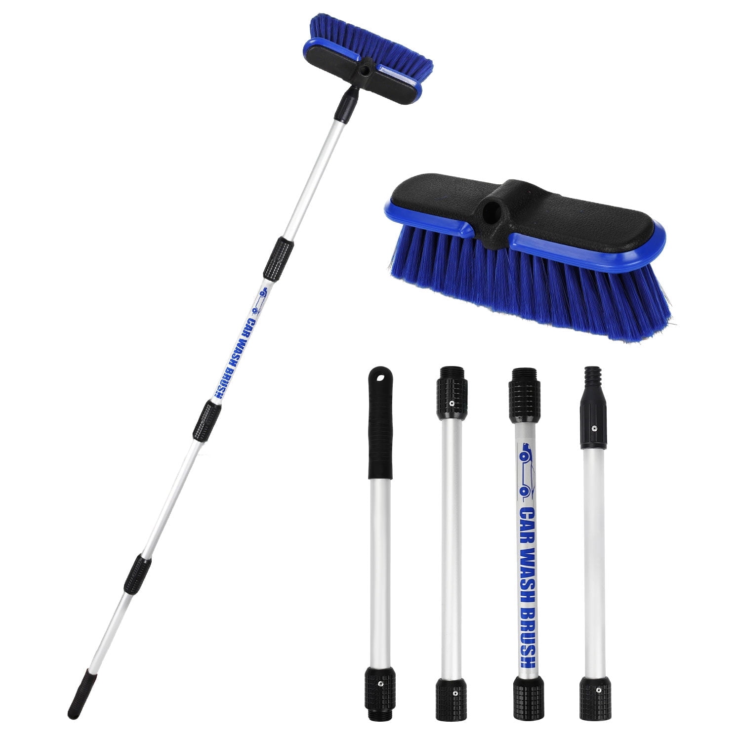Nicecastle 62" PBT Car Wash Brush with Long Handle and Car Cleaning ...