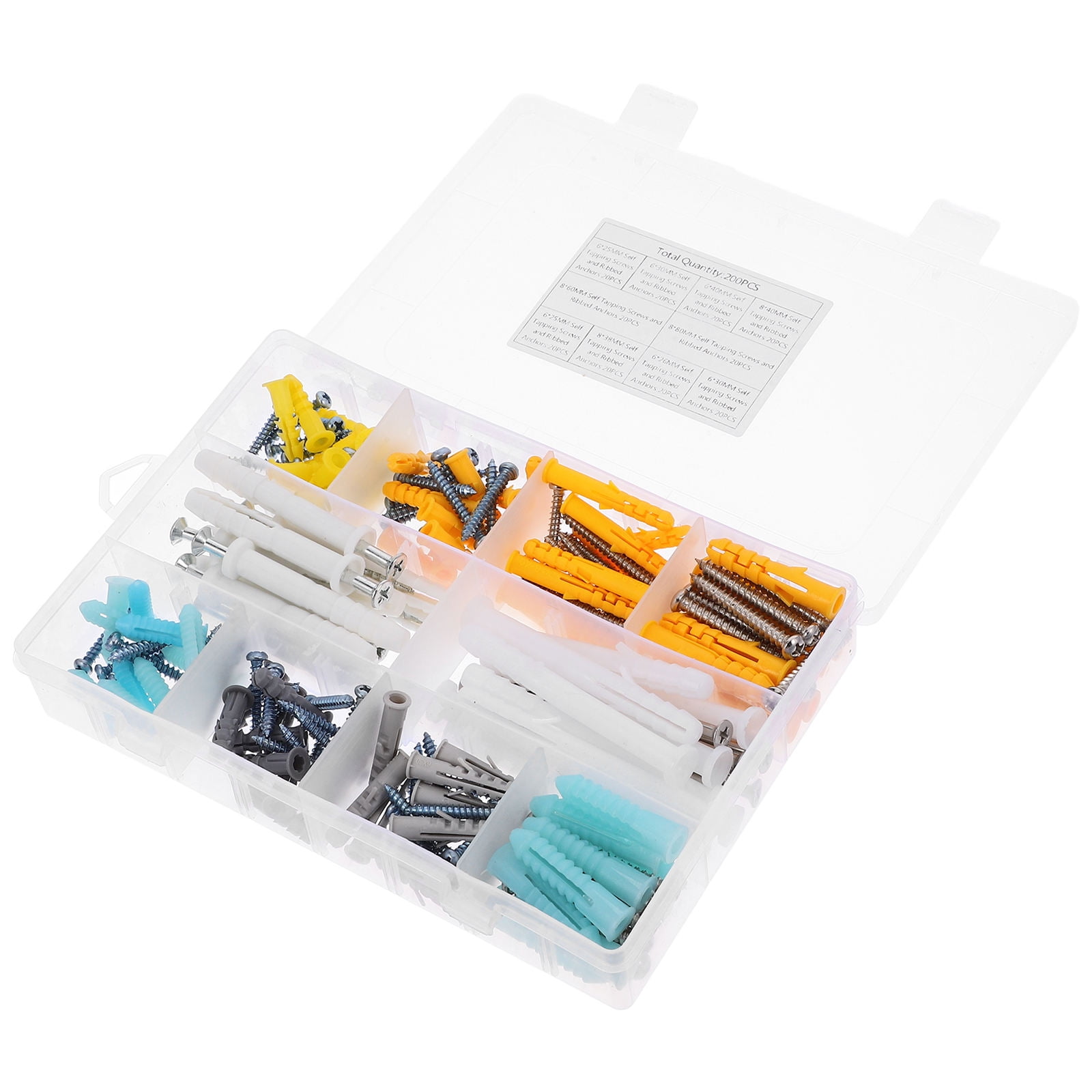 Nicehomfit 1Set Self Tapping Screws Kit Stainless Steel Assorted Color ...