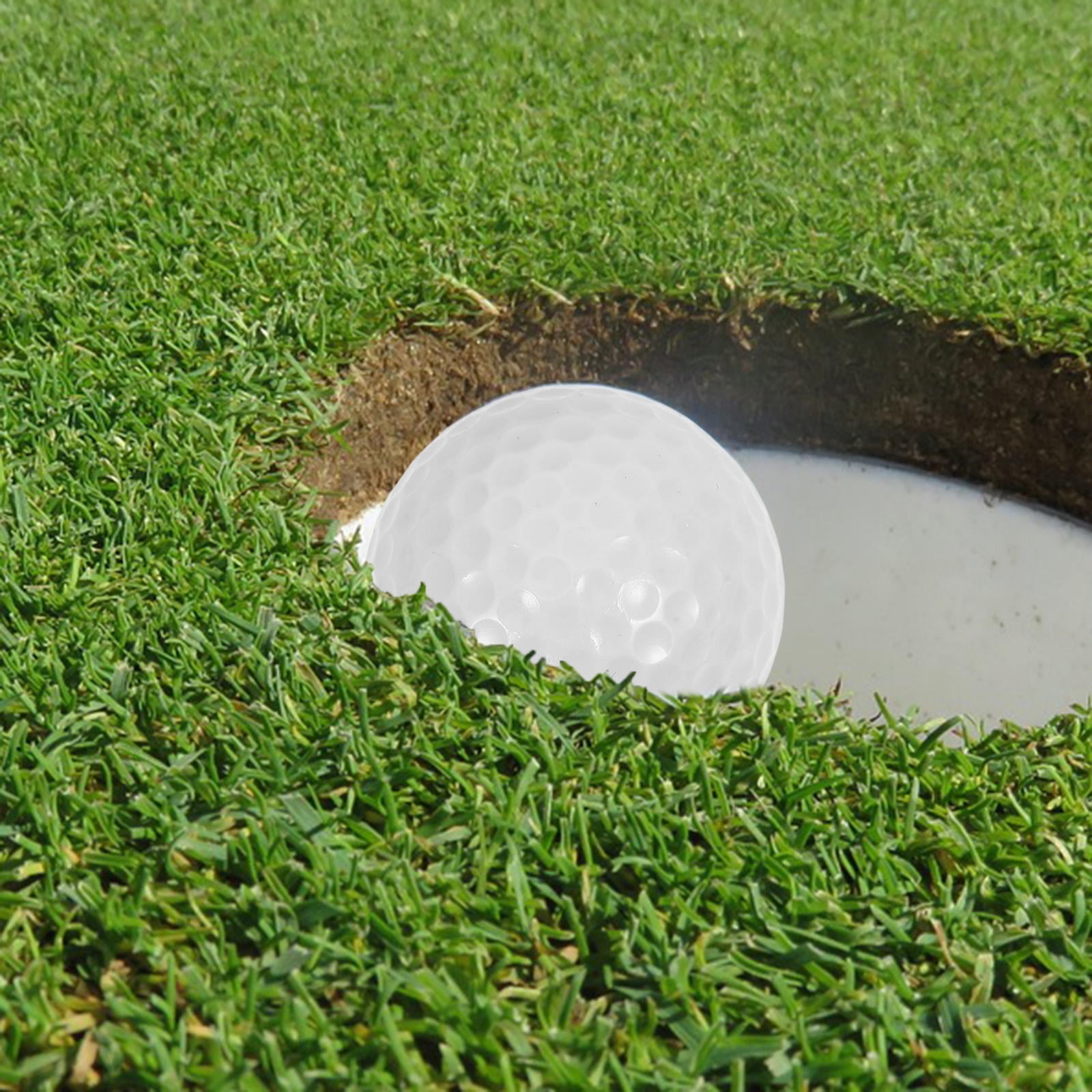 Nicehomfit 10Pcs 1.7In Two Layers Design Golfing Practice Ball for ...