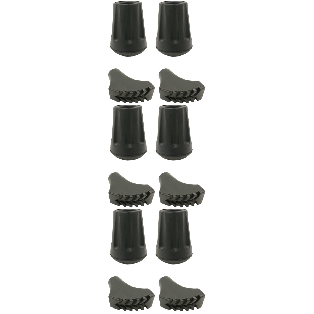Nicehomfit 12 Pcs Replacement Rubber Tips Set For Trekking Poles Heavy ...