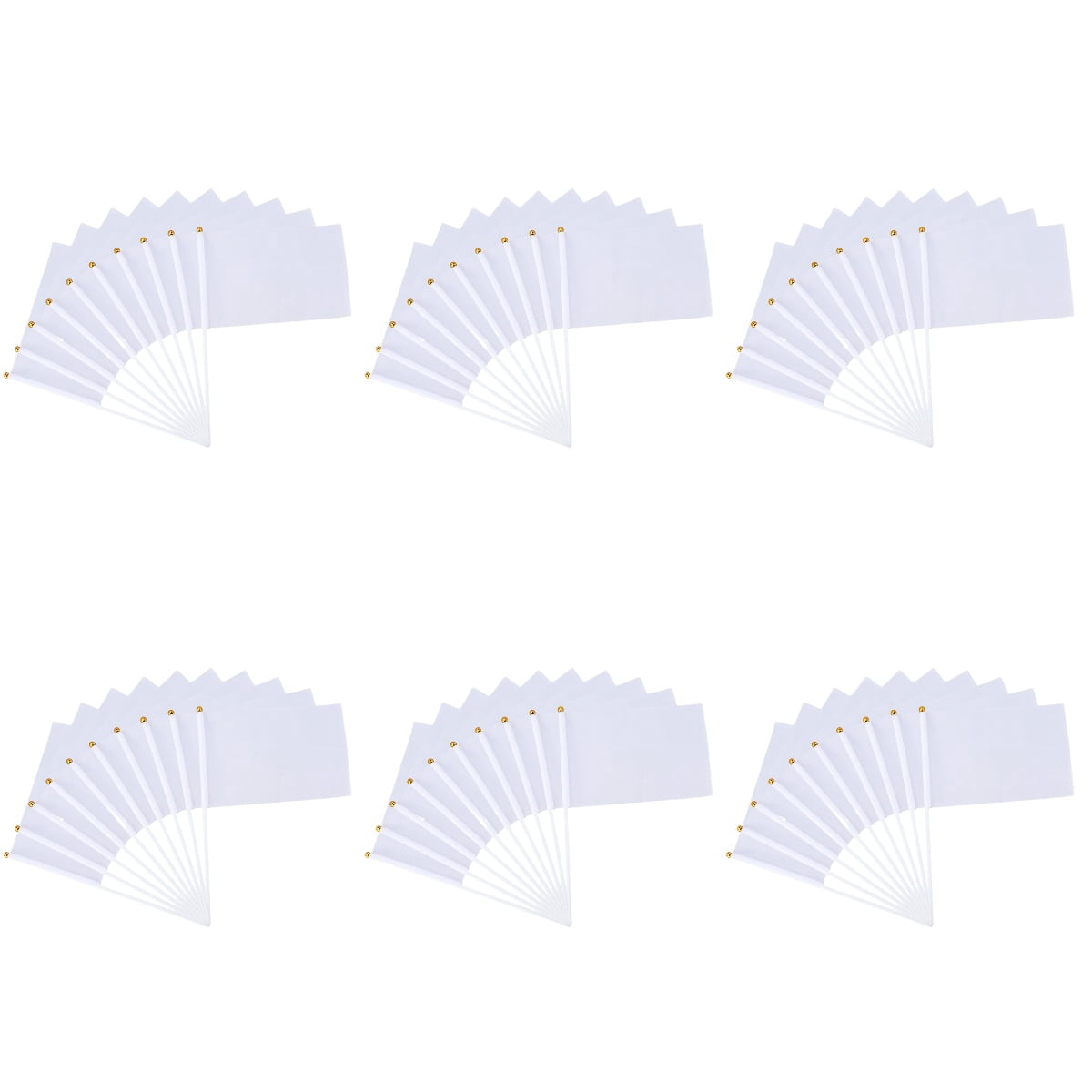 Nicehomfit 120 pcs Portable Hand-cranked Bunting Hand-cranked Flag ...