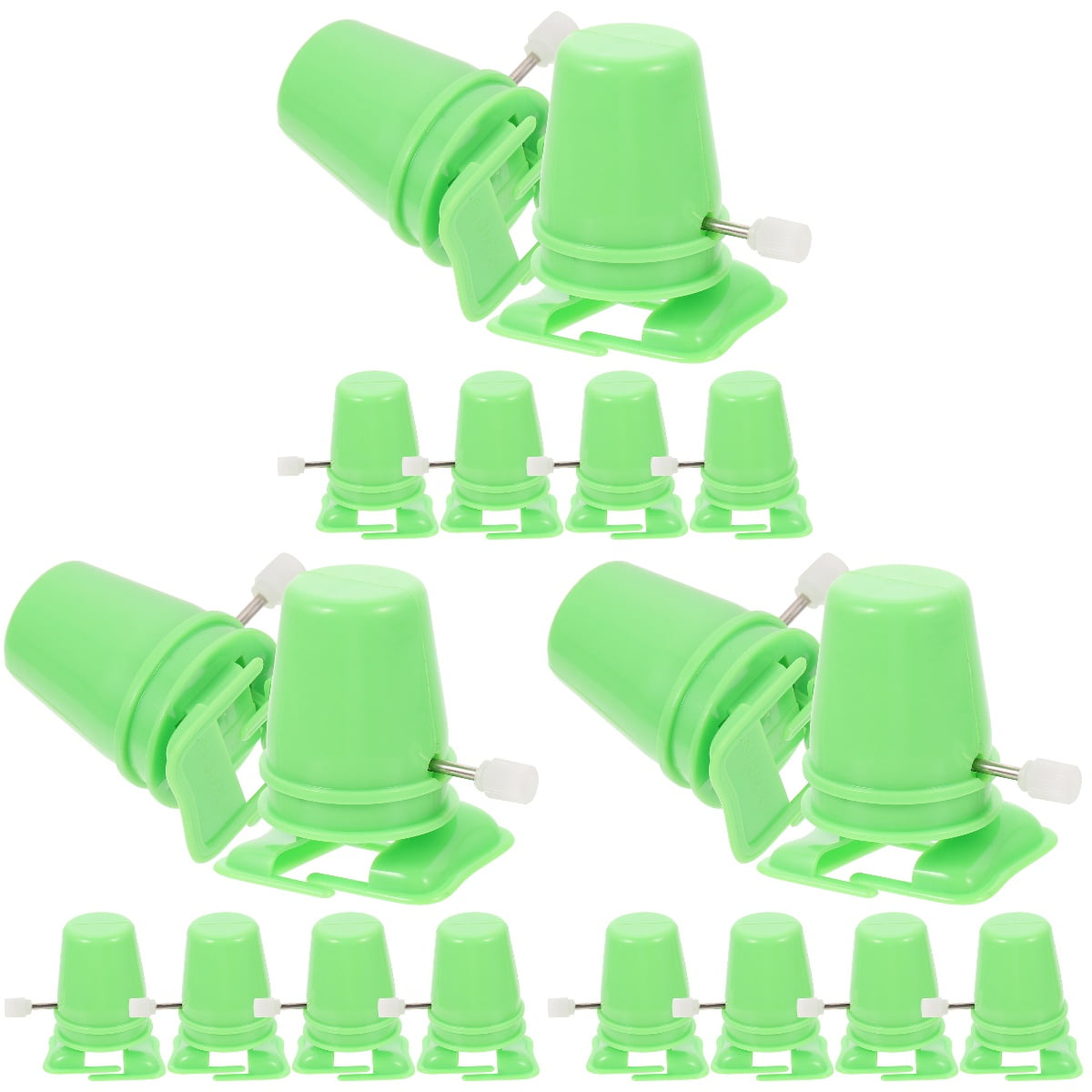 Nicehomfit 18 Pcs Rewinding Toy Movements Clay Craft Parts Windup Toy ...