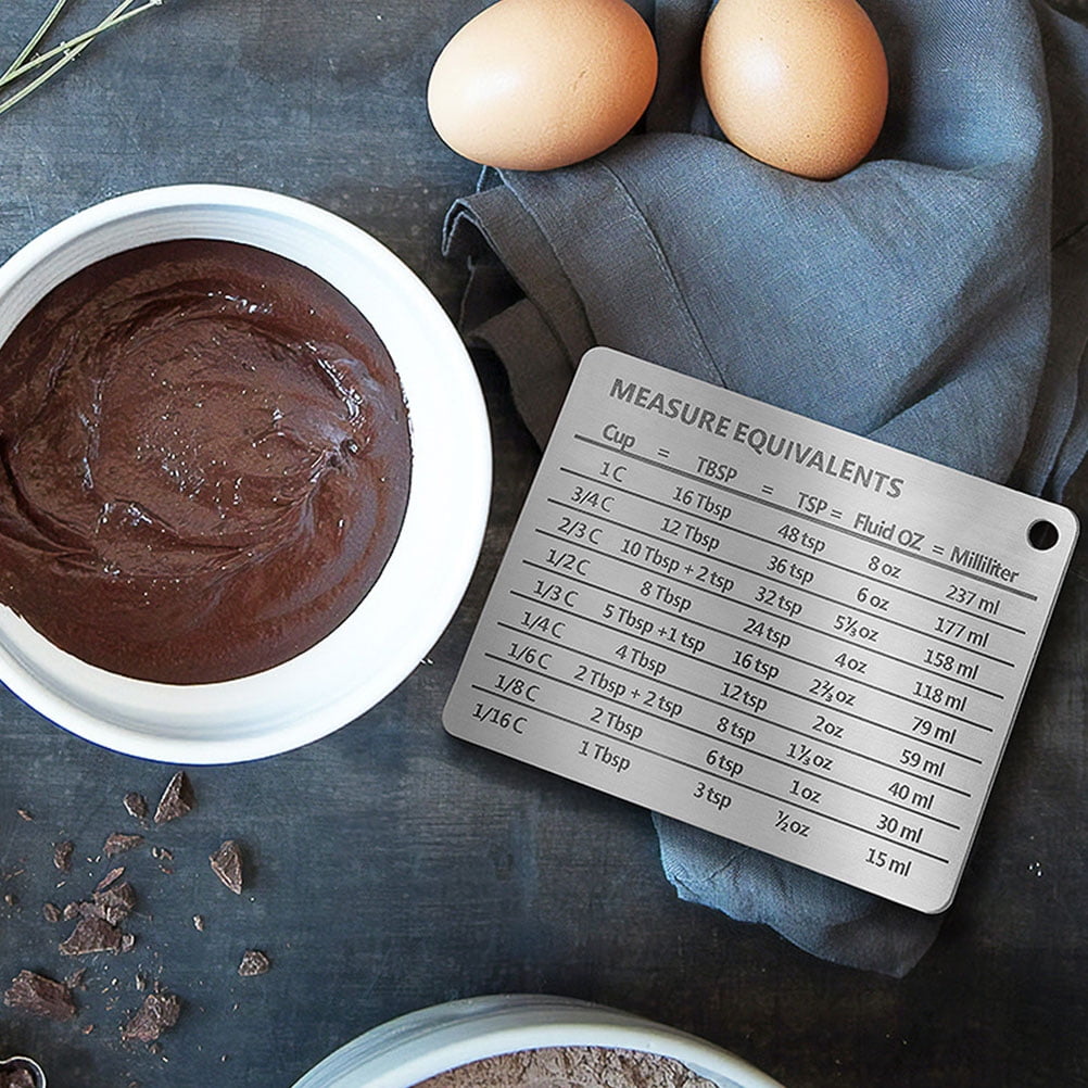 Nicehomfit 1Pack Fridge Measurement Equivalents Kitchen Tool For ...