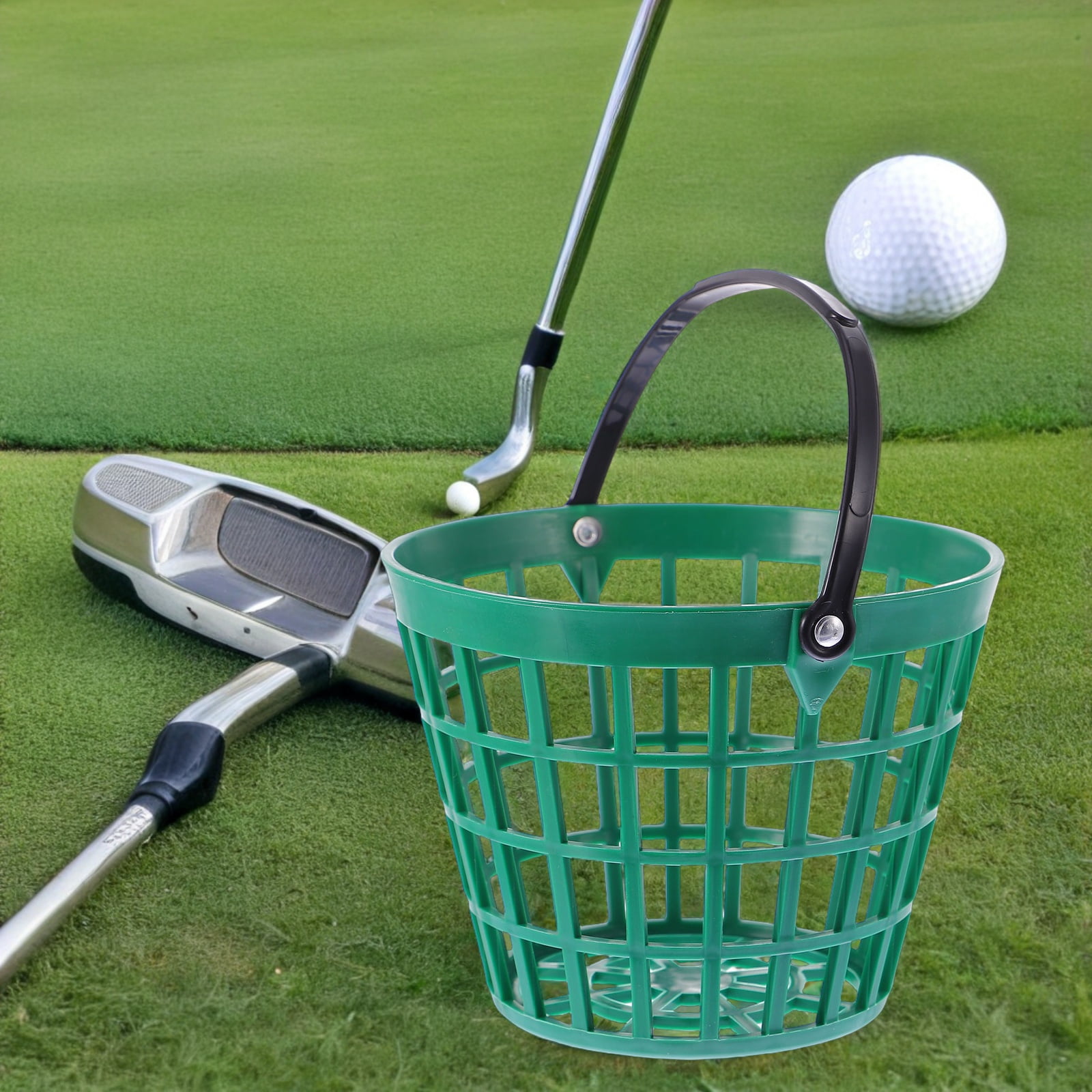 Nicehomfit Golf Ball Range Bucket Plastic Green 1Set - Walmart.com