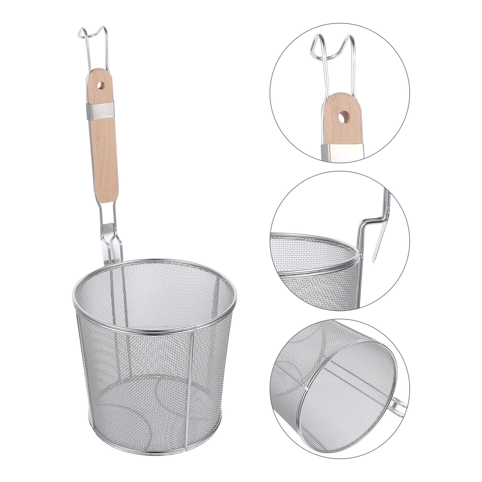 Nicehomfit 1Pack Kitchen Strainer Stainless Steel Assorted Color Noodle ...